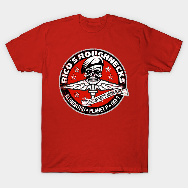 Rico's Roughnecks WEATHERED - Starship Troopers - T-Shirt | TeePublic