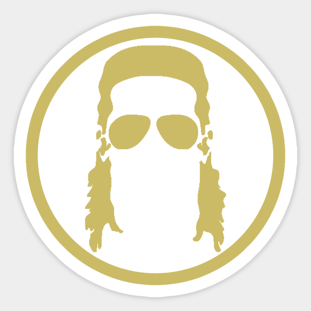 The Mullet Show Silhouette - Mullet - Sticker | TeePublic