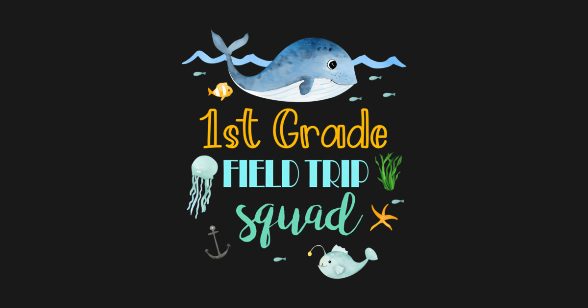 Grade Aquarium Field Trip Squad Teacher Students - Squad Teacher Students - T-Shirt | TeePublic