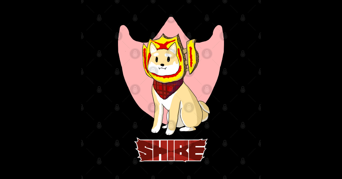 Shiba Inu Red Dog Meme - Shiba Inu Dog - Posters and Art Prints | TeePublic