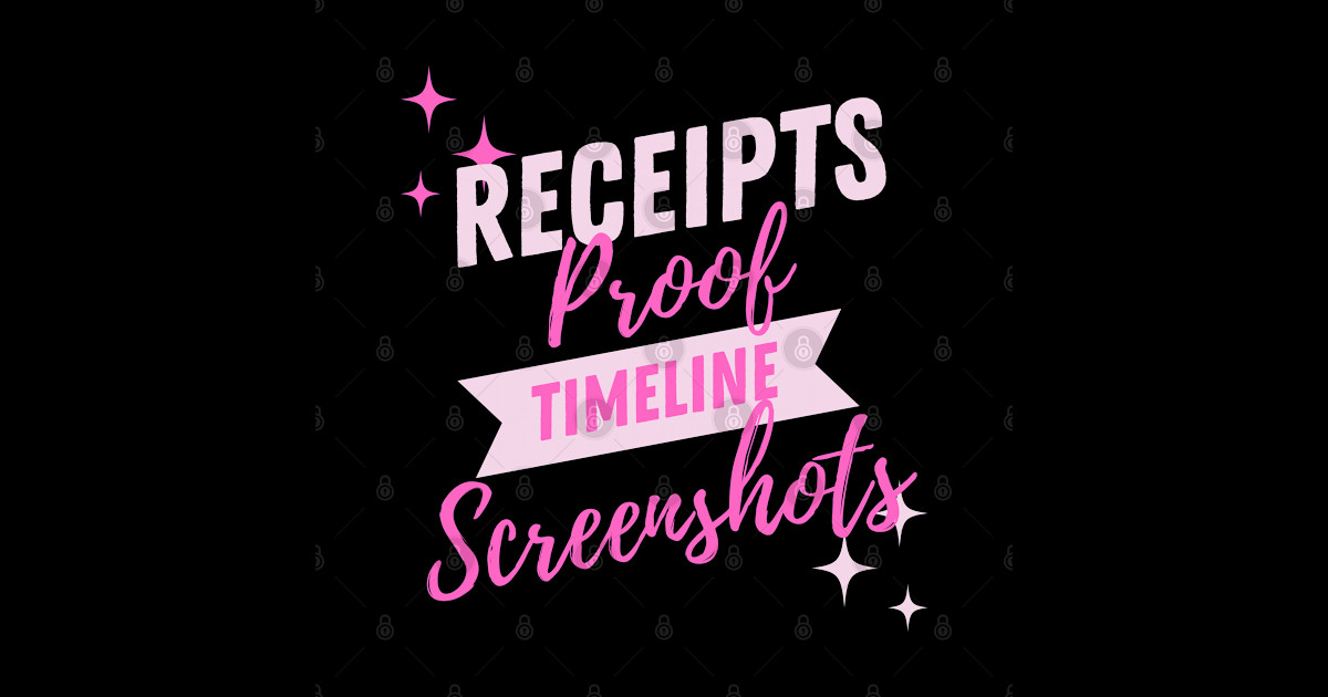 RHOSLC Receipts Proof Timeline Screenshots - Rhoslc - Sticker | TeePublic