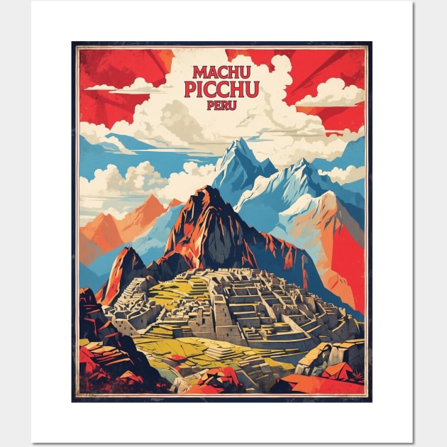 Peru Machu Picchu Tourism Vintage Poster - Peru - Posters and Art ...