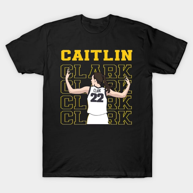22 Caitlin Clark Iowa - 22 Caitlin Clark Iowa - T-Shirt | TeePublic