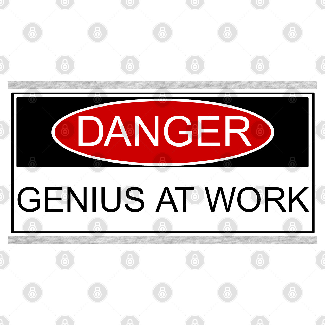 Danger Genius at Work - Im A Genius - T-Shirt | TeePublic