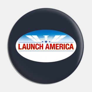 Launch America Logo Pins and Buttons for Sale | TeePublic
