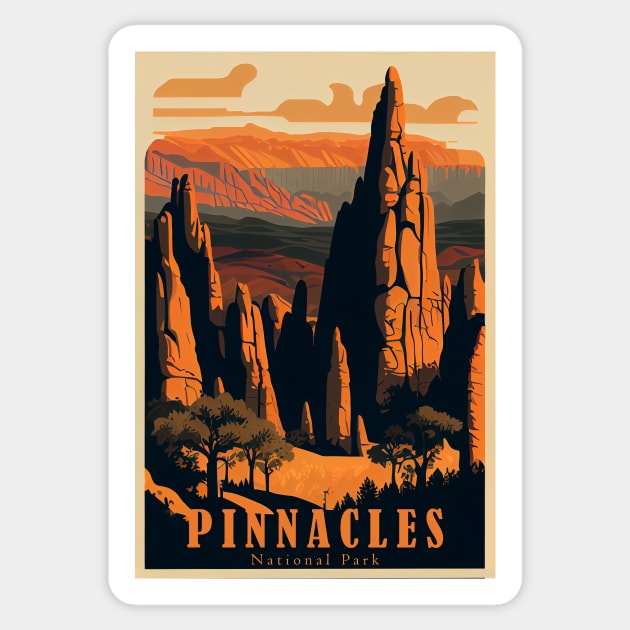 Pinnacles National Park Travel Poster - Pinnacles National Park ...