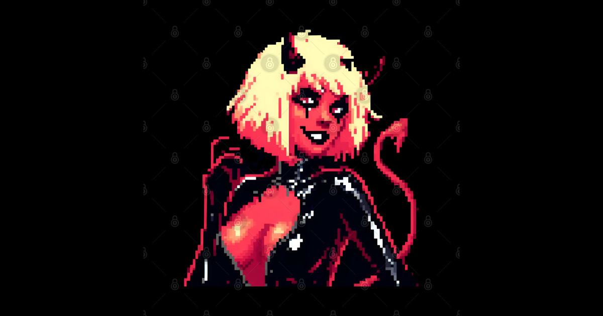 devil girl - Devil Girl - Sticker | TeePublic