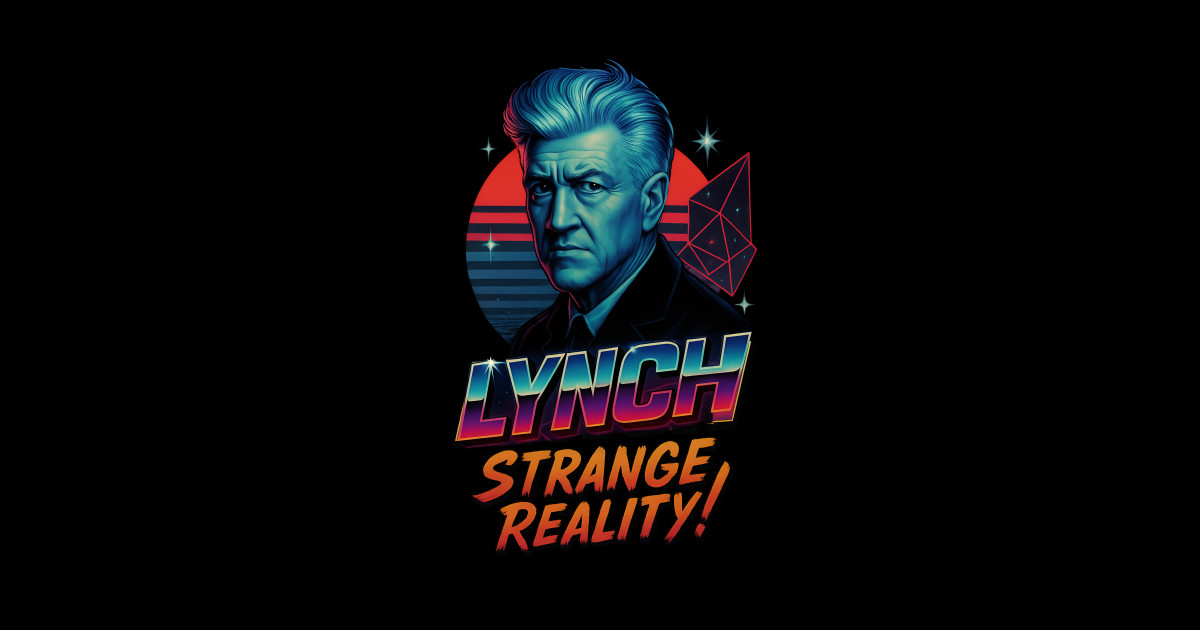 David Lynch Strange Retro Reality - David Lynch - Sticker | TeePublic