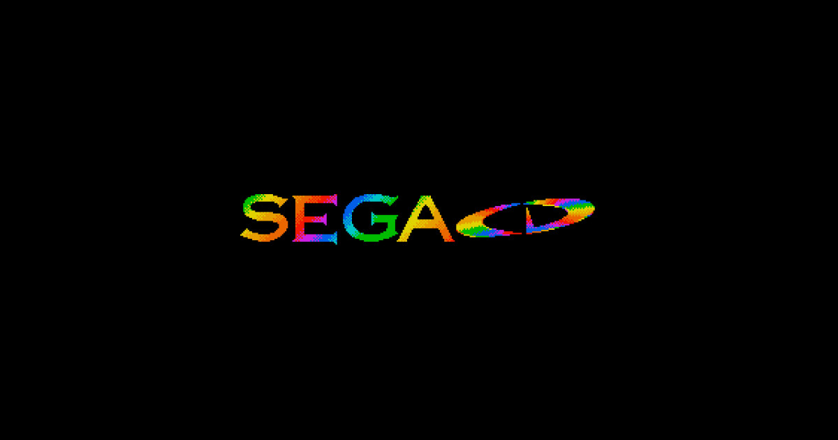 SEGA CD Boot Screen Logo I - Sega - Sticker | TeePublic