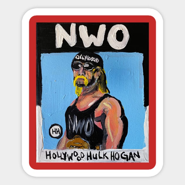 Hollywood Hulk Hogan - Hollywood Hulk Hogan - Sticker | TeePublic