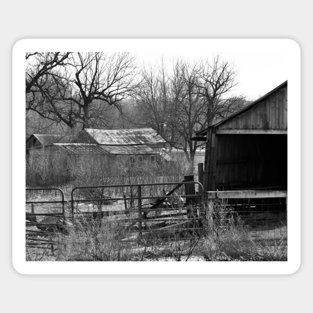 Abandoned Farm - Iowa - Sticker | TeePublic