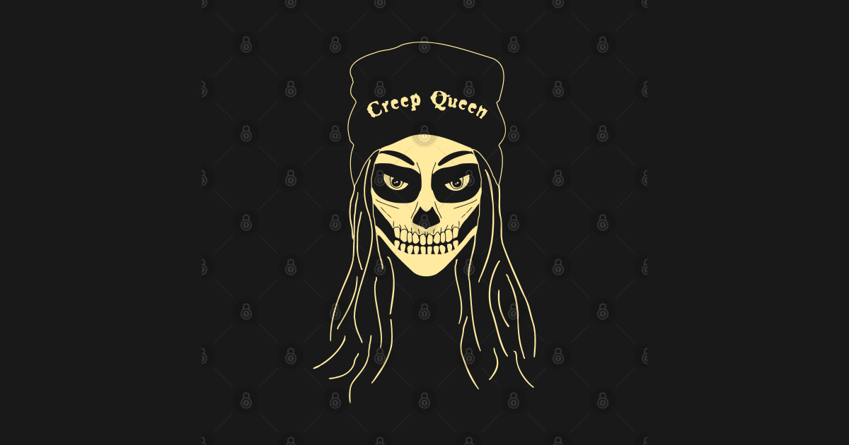 creep queen - Creepy - T-Shirt | TeePublic