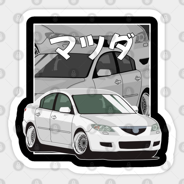 Mazda 3 MPS - Mazda3 - Sticker | TeePublic