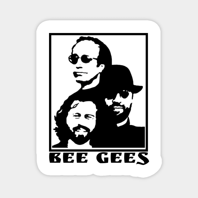 Bee Gees fan art - Bee Gees - Magnet | TeePublic