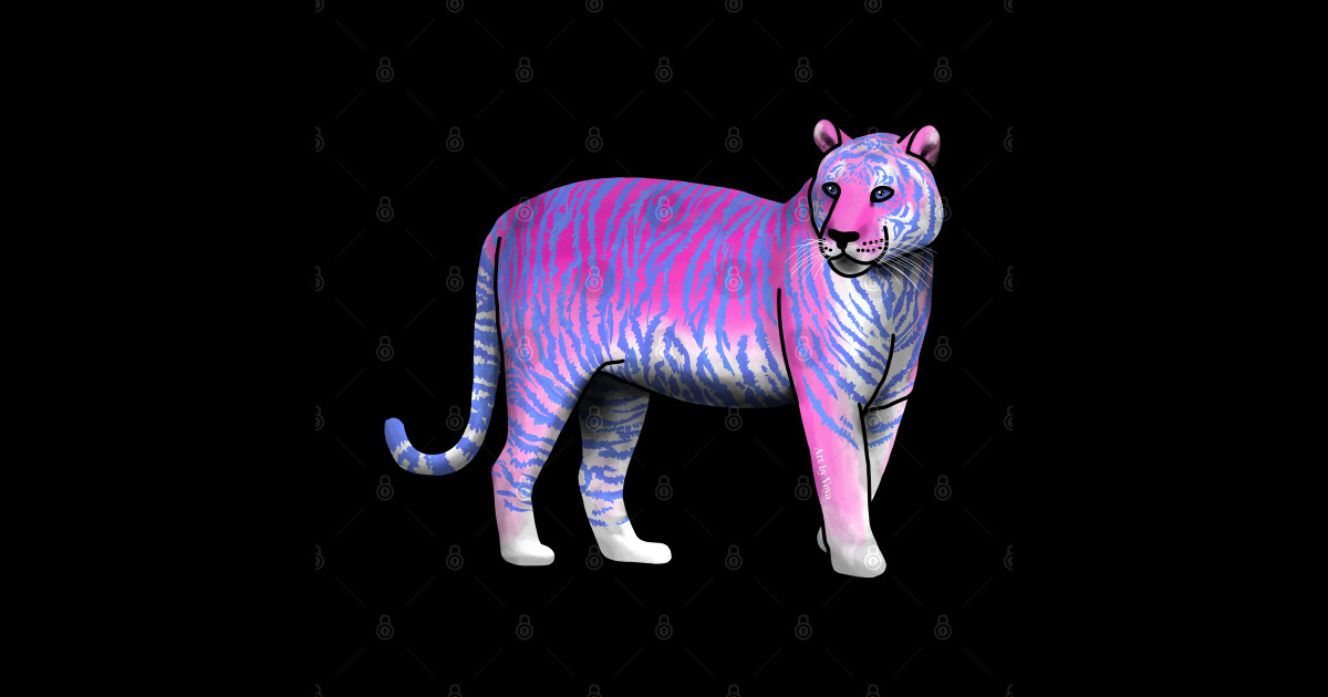 Tiger Tiger Shining Trans - Transgender - Sticker | TeePublic