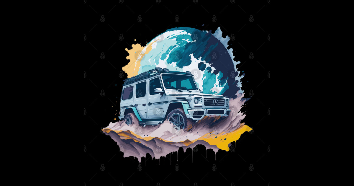 Mercedes Benz G Wagon - G Wagon - Sticker | TeePublic