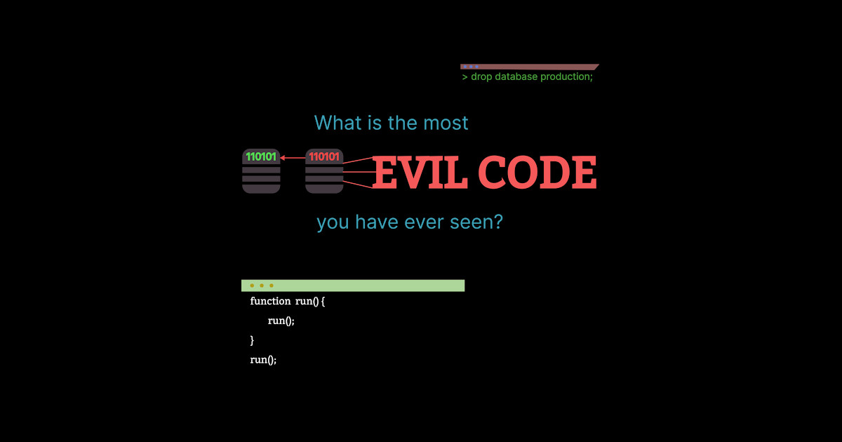 Evil code - Coding - Posters and Art Prints | TeePublic