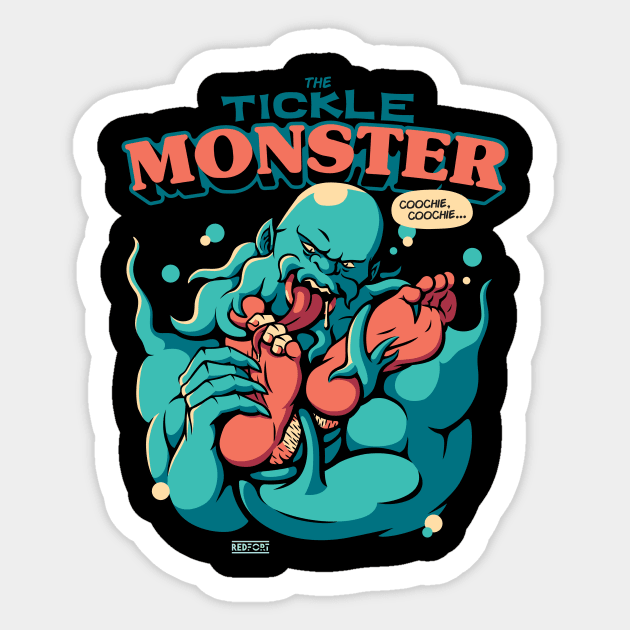 Tickle Monster Cthulhu BDSM - Tickling - Sticker | TeePublic