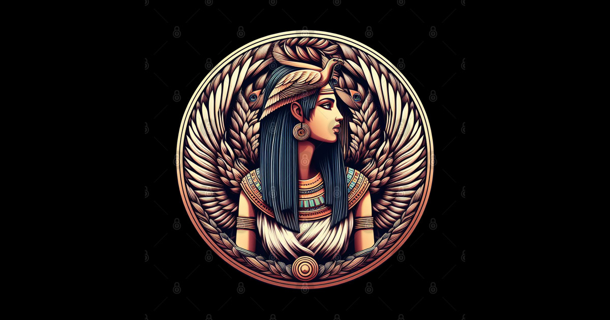 Isis medallion - Isis Goddess - Sticker | TeePublic