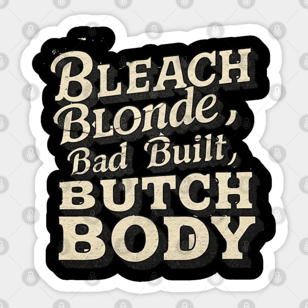 Bleach blonde bad built butch body - Bleach Blonde Bad Built Butch Body ...