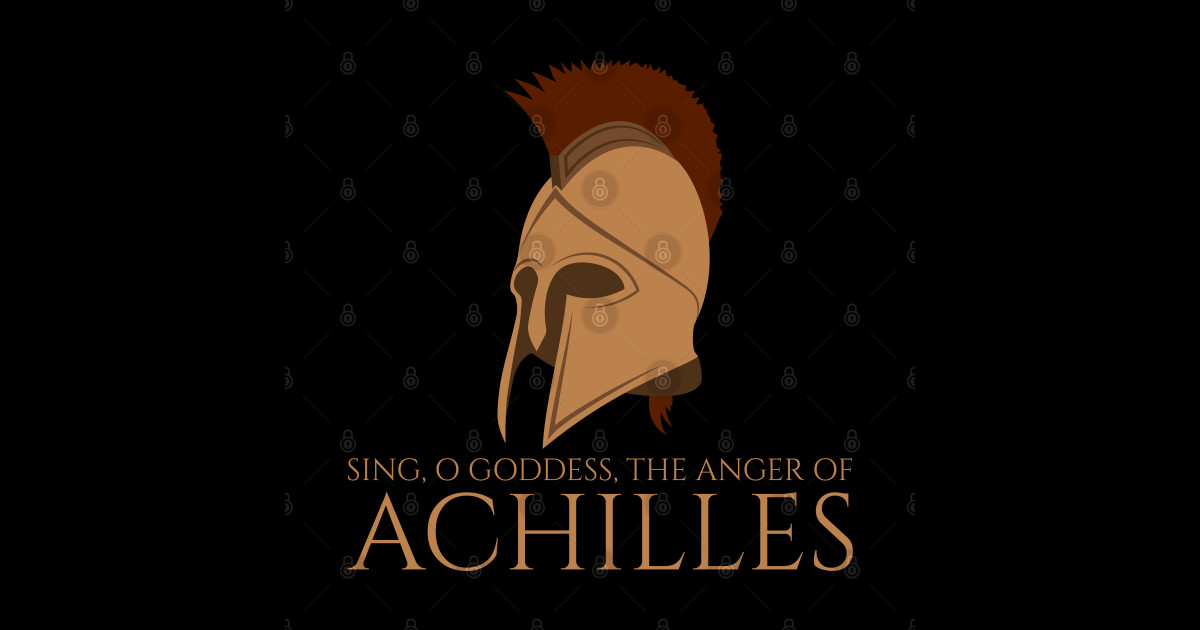 Ancient Greek Epic Poem - The Iliad - Achilles - Trojan War - Mythology ...