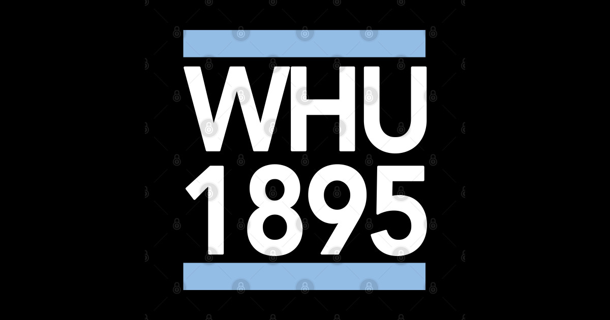 WHU 1895 - Whu - Sticker | TeePublic