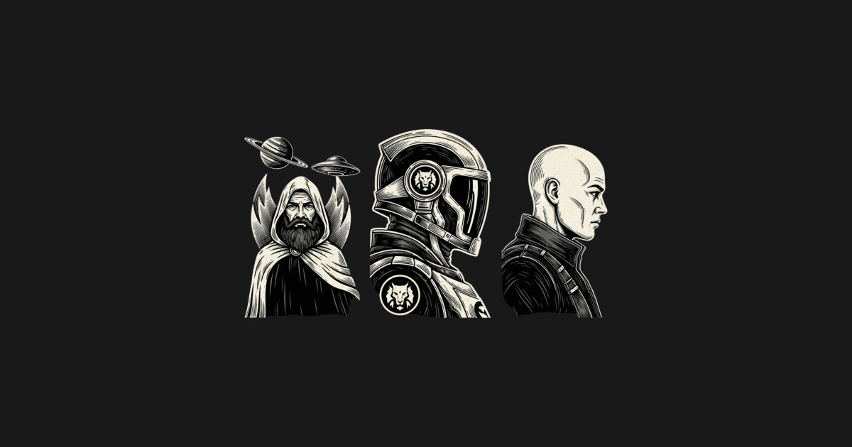 Sci-fi Wizards and Astronauts - Sci Fi Wizards And Astronauts - T-Shirt ...