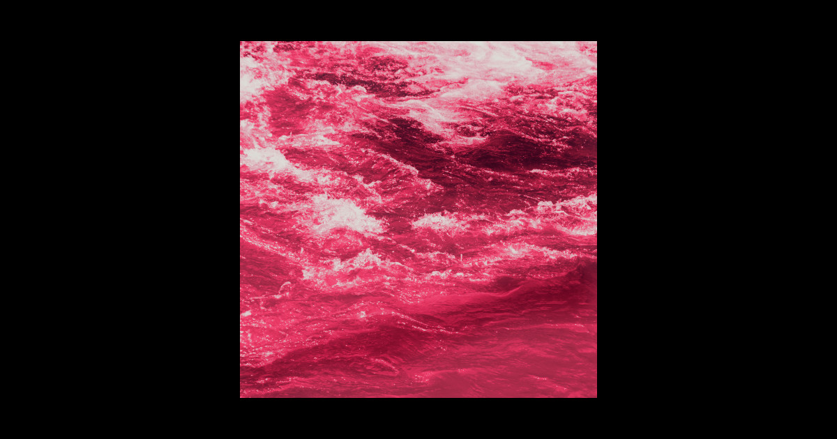 Pink Ocean Waves - Ocean Waves - Sticker | TeePublic