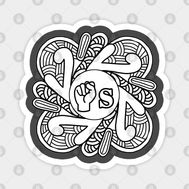 The letter " S " of American Sign Language - Gift - American Sign ...