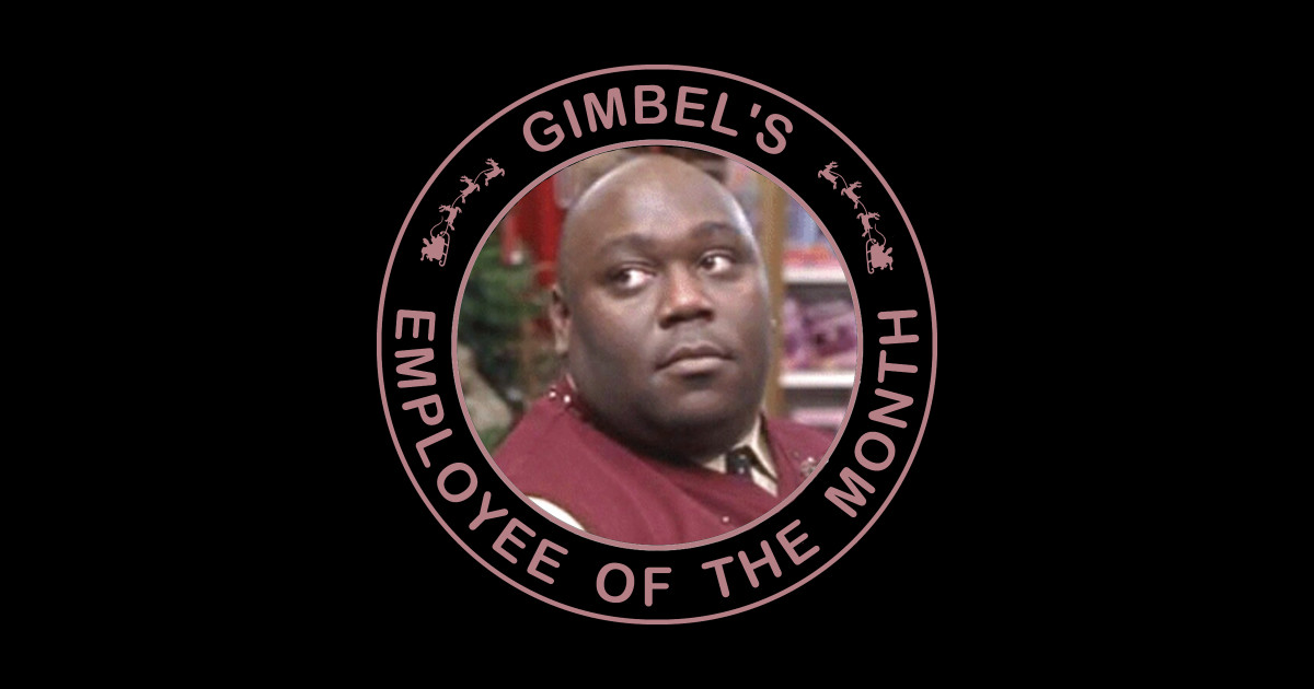 Elf Gimbel's Employee Of The Month - Elf - Sticker | TeePublic