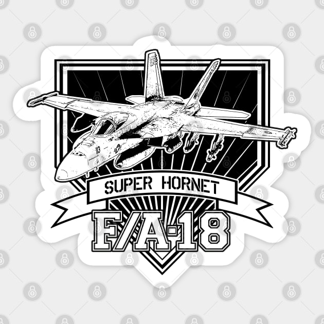 F-18 Super Hornet - F18 - Sticker | TeePublic