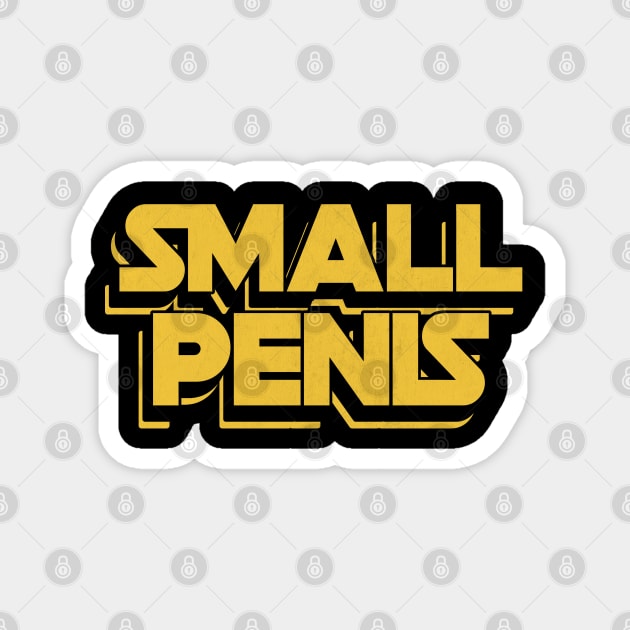 Small Penis Retro Typography Design Small Penis Magnet Teepublic