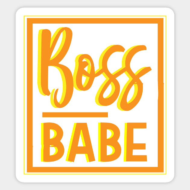 BOSS BABE - Boss Babe - Sticker | TeePublic