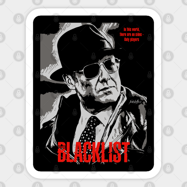The Blacklist Fan art Poster - The Blacklist - Sticker | TeePublic