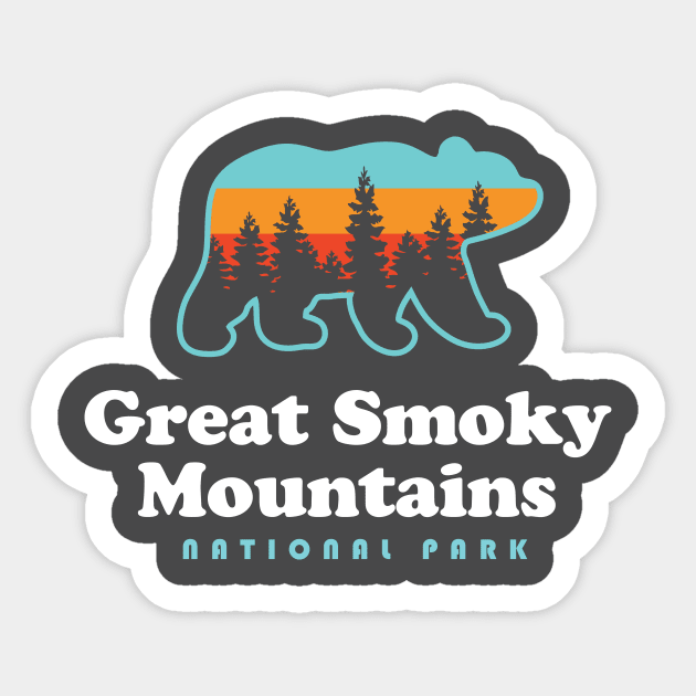 Great Smoky Mountains National Park - Great Smoky Mountains - Sticker ...