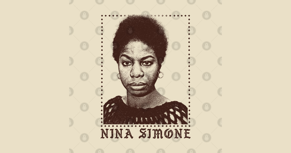 Nina Simone -- Retro Original Style - Nina Simone - T-Shirt | TeePublic