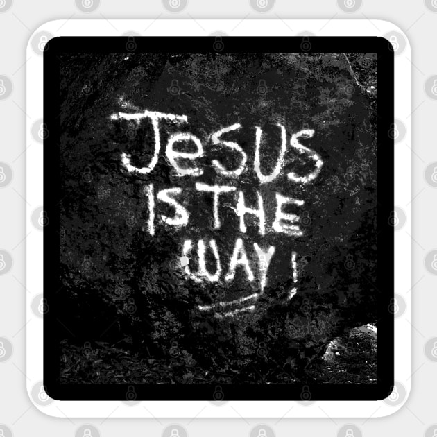 Jesus is the Way! - Jesus Saves - Sticker | TeePublic