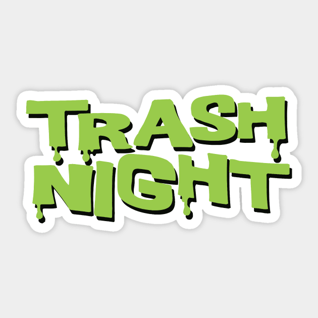 Trash Night Logo - Osi 74 - Sticker | TeePublic