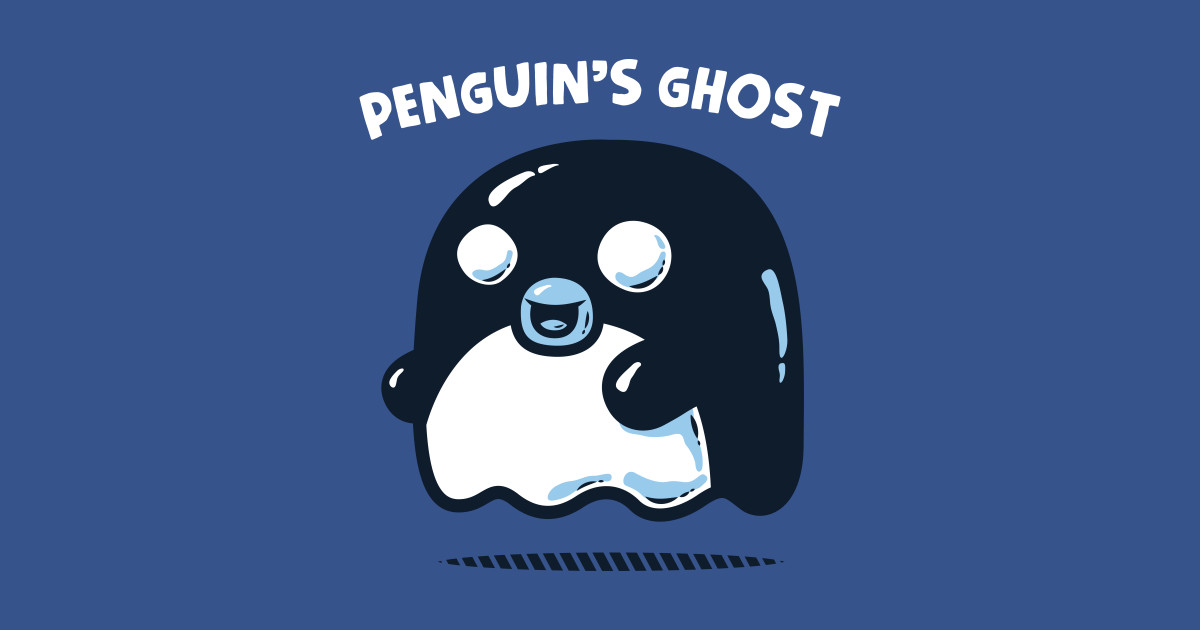 Penguin's Ghost - Penguin - Sticker | TeePublic