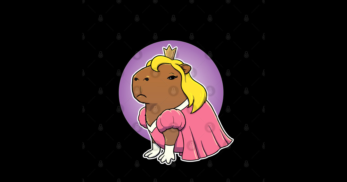 Queen RBF Capybara Princess - Rbf - T-Shirt | TeePublic
