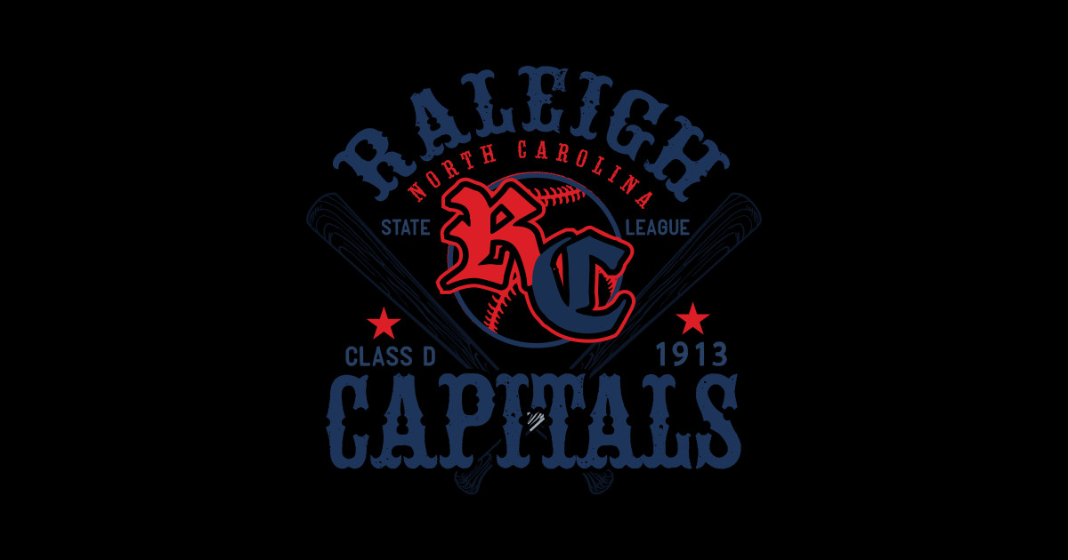 Raleigh Capitals - Minor League Baseball - Sticker | TeePublic