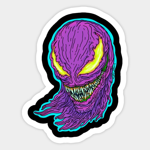 Neon Sludge Boy - Gnarly - Sticker | TeePublic