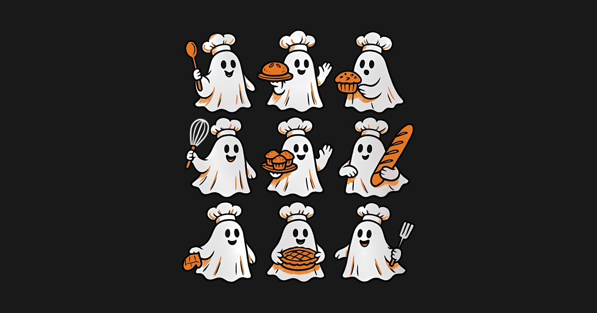 Sourdough Bread Halloween Cute Ghost Homemaker Baking Baker - Sourdough ...