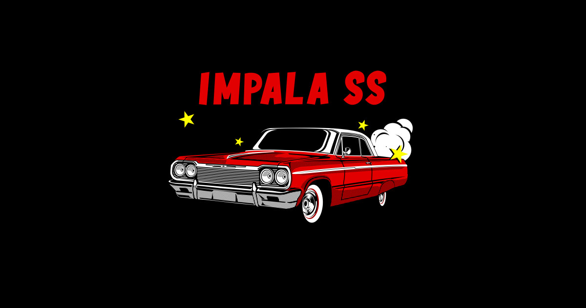 Impala Classic Muscle Cars - Chevy Impala - Sticker | TeePublic
