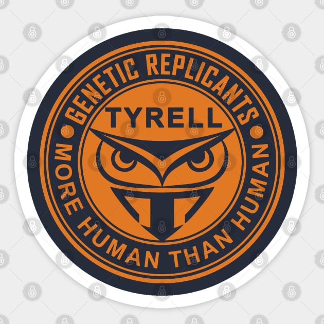 Tyrell Corporation Logo - Tyrell Corporation - Sticker | TeePublic