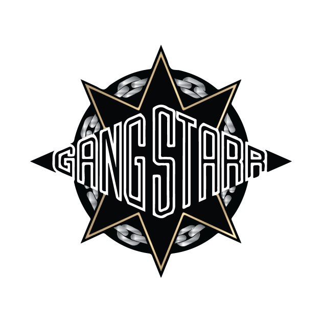 Iconic Gang Starr Logo - Gangster - T-Shirt | TeePublic