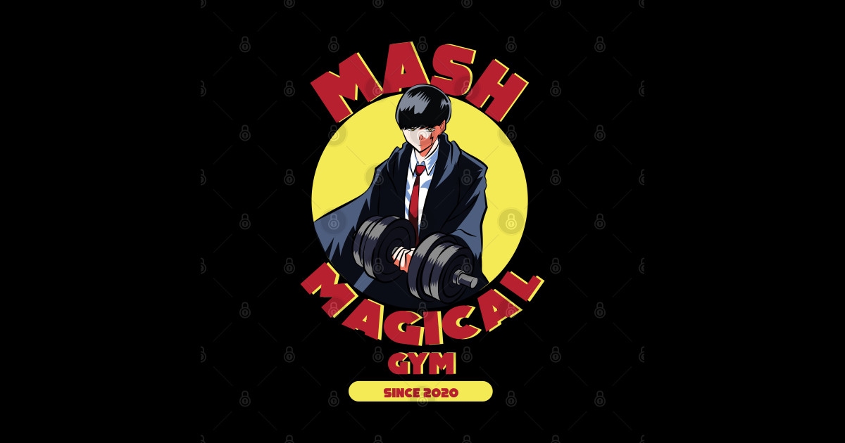 MASHLE: MAGIC AND MUSCLES (MASH MAGICAL GYM) - Mashle - Magnet | TeePublic