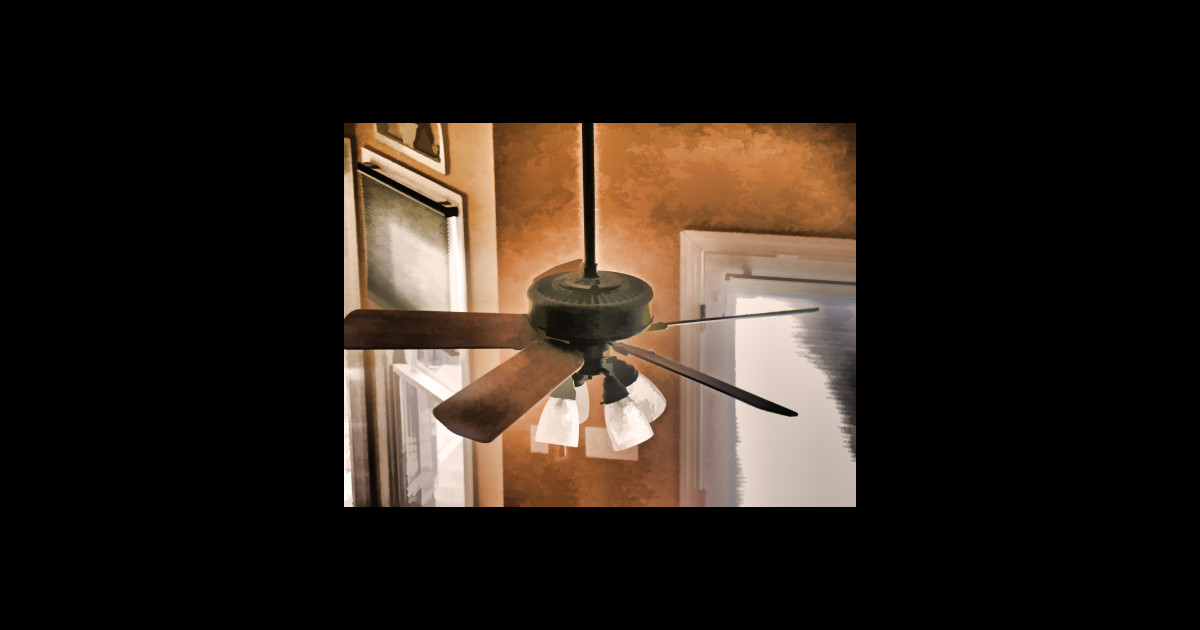 Ceiling Fan - Ceiling Fan - Sticker | TeePublic