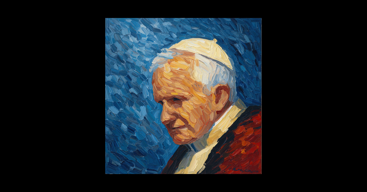 Pope John Paul II | Post-impressionist painting style - Pope John Paul ...