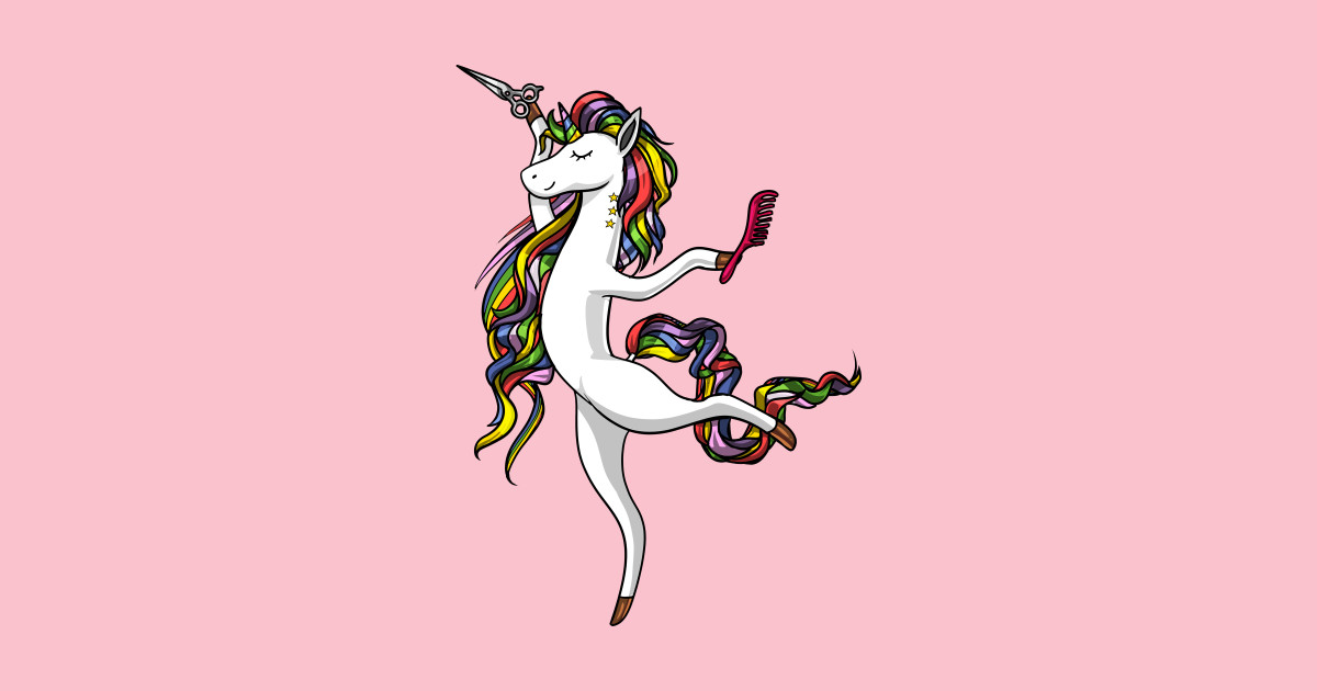 Unicorn Hairdresser Hairstylist - Unicorn Hairdresser - T-Shirt | TeePublic